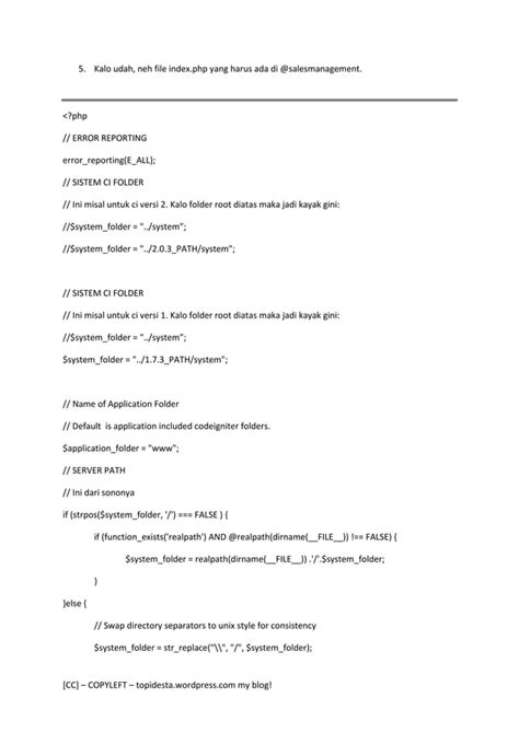 Langkah Codeigniter Multisite Pdf