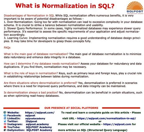 Normalization Normalizationinsql Normalizationsinsql