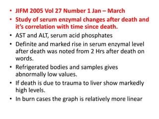 Post Mortem Interval PPTX