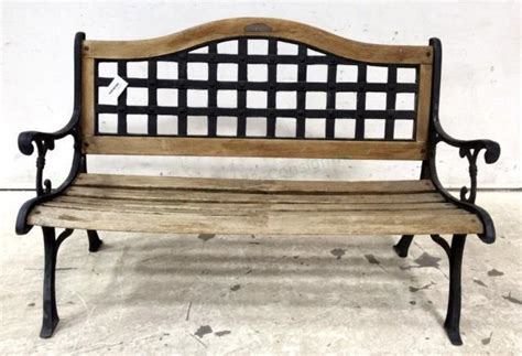 Berkeley Forge And Foundry Lattice Back Bench 3760861485