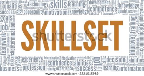 Skill Set Word Cloud Conceptual Design Stock Vector Royalty Free Shutterstock