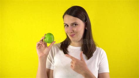 Close Up Female Lips Suck Big Pink Round Lollipop Green Screen