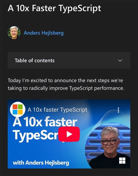 10x faster typescript compiler still there is an ongoing debate on