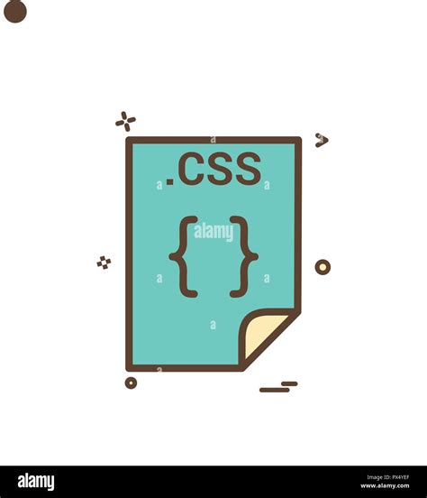 css application download file files format icon vector design stock
