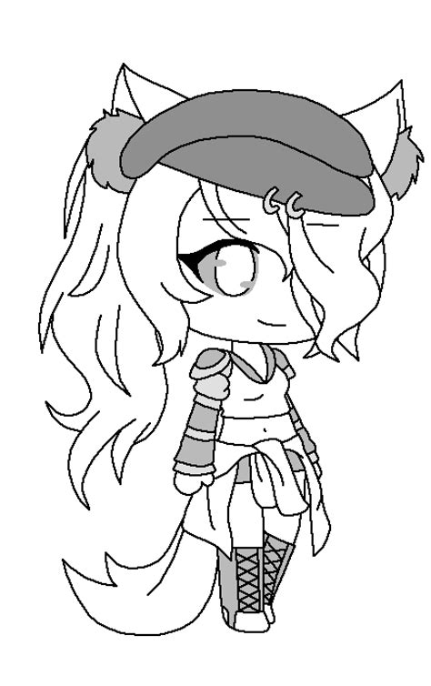 Pixilart Cute Gacha Wolf Girl~ By Xxredkarmaxx