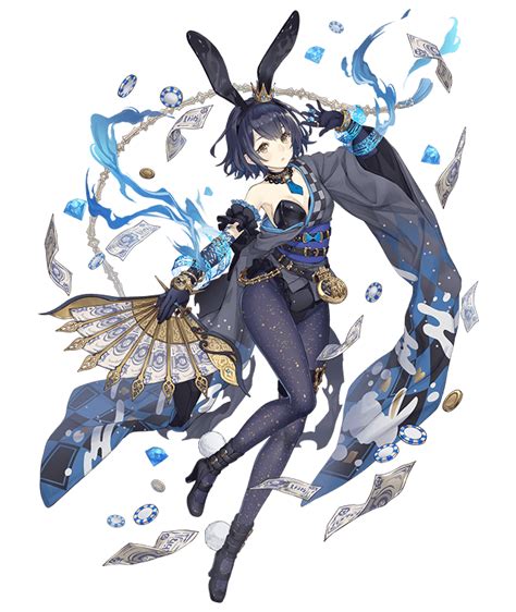 Ji No Alice Sinoalice Sinoalice Dark Blue Hair Official Art