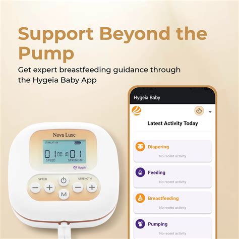 Nova Luxe Electric Breast Pump Hospital Grade Cordless Pump Hygeia
