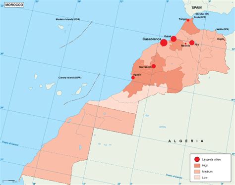 Morocco Population Map Eps Illustrator Map Vector World Maps