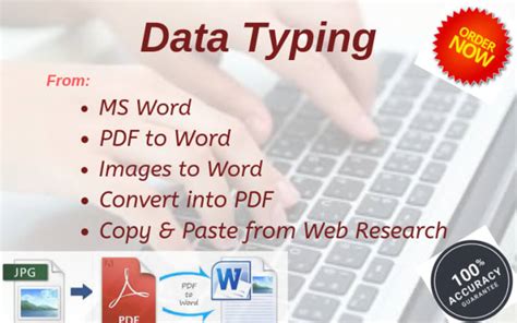 do data entry typing projectsms word ms excel typing by om2023
