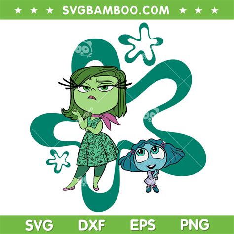 Inside Out 2 Emotions Disgust And Envy Svg