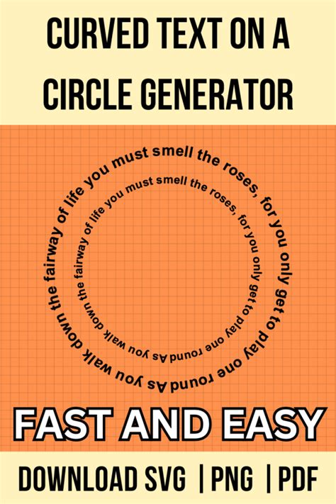 Curved Text On A Circle Free Online Design Tool