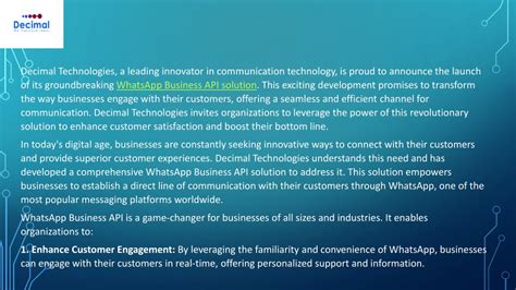 ppt whatsapp business api solution decimal technology powerpoint presentation id 12568850