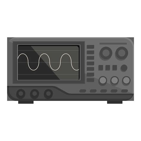 Premium Vector Flat Vector Of A Modern Digital Oscilloscope An Essential Tool For Electronic