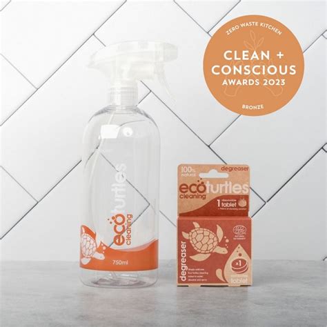 Eco Cleaning Turtles Degreaser Eco Cleaning Tablet Reusable Spray