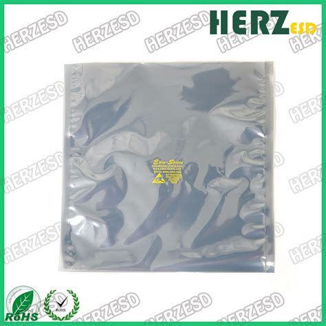 Four Layer Esd Translucent Antistatic Shielding Bag With Logo Printing