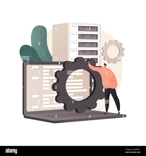 Database Abstract Concept Vector Illustration Stock Vector Image And Art Alamy