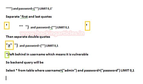 Form Based Sql Injection Manually Hacking Articles