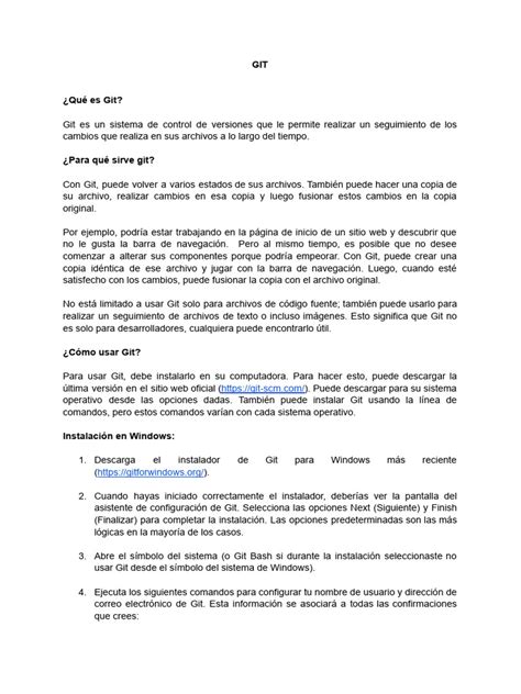 Git Git Flow Pdf Archivo De Computadora Software Del Sistema