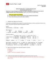 Problem Set PH Fall Docx PH Fall BUSPH Optional Problem Set