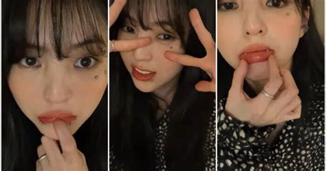 [sc이슈]충격 한소희 예쁜 얼굴에 구멍을 5개나…입술 3개 눈밑 2개에 그냥 하고 싶은 걸 했다