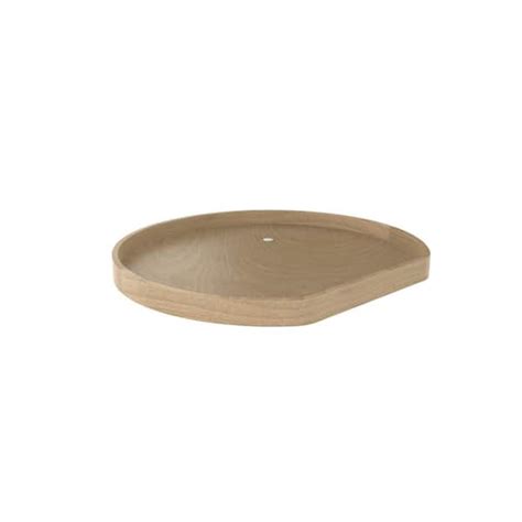 Rev A Shelf In Banded Wood D Shape Lazy Susan With Steel Bearing LD