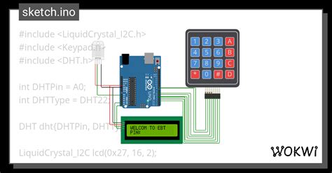 Latihan Lcd Keypad Dan Sensor Wokwi Esp32 Stm32 Arduino Simulator