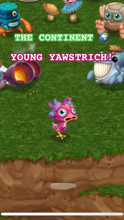 Young Yawstrich Monster Msm Gaming Music Games Mysingingmonsters