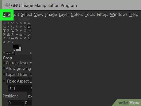 How To Crop An Image In GIMP Crop Selection Tool