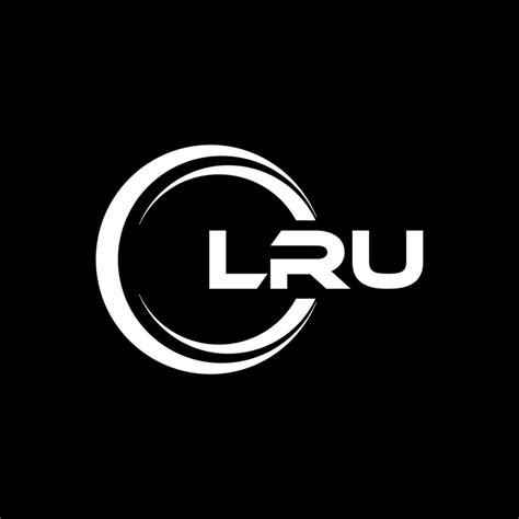 Lru Letter Logo Design In Illustration Vector Logo Calligraphy