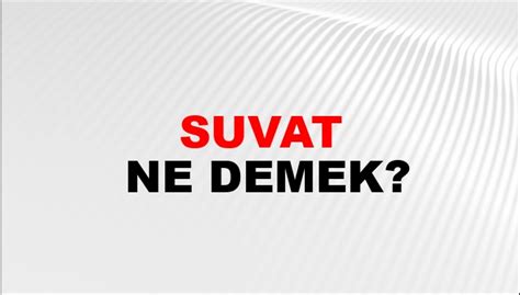 Suvat Eş Anlamlısı Suvat Kelimesinin Eş Anlamlısı Nedir Ntv Haber
