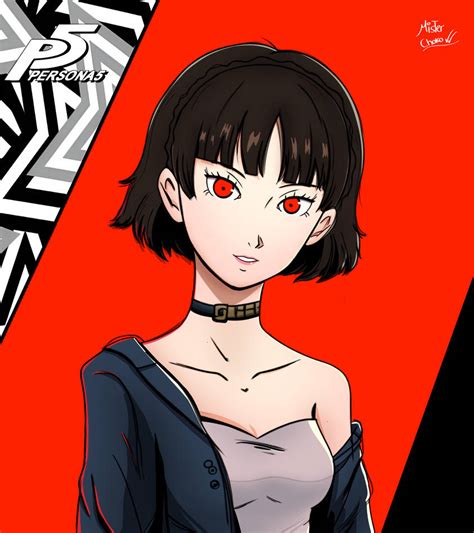 Makoto Nijima Portrait Fanart Persona 5 By Lenart03 On Deviantart