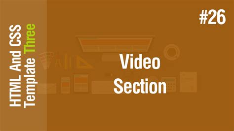 Arabic Html And Css Template Three 2021 26 Video Section Youtube