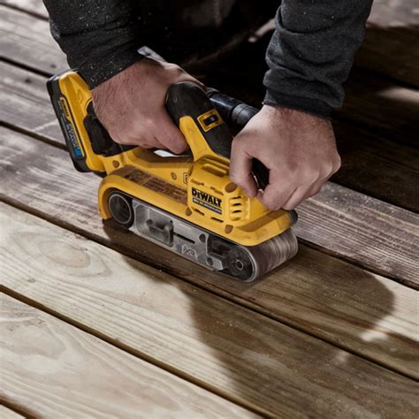Dewalt 18v Brushless Cordless Belt Sander Dcw220n Xj Skin Only Bunnings Australia