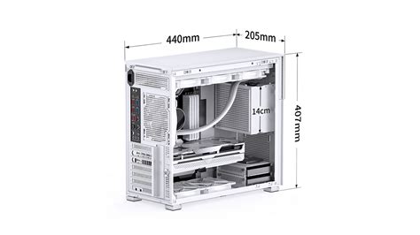 Vỏ Case Jonsbo D41 Std White Thanh Lịch Gọn Gàng