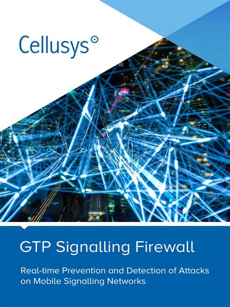 Cellusys Gtp Signalling Firewall V15 Pdf Firewall Computing