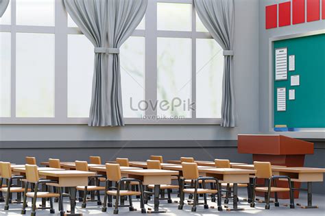 만화 장면 빈 교실 배경 사진 및 창의적인 일러스트 무료 다운로드 Lovepik