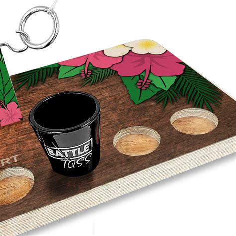 Battle Toss 2 Player Ring Toss Game Luau — Bar Products