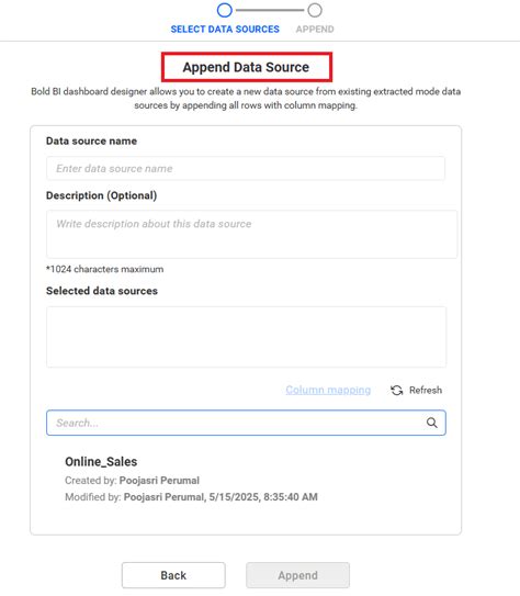 Combining Data Sources Embedded Bi Bold Bi Docs