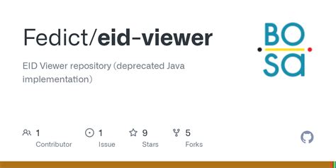 Github Fedicteid Viewer Eid Viewer Repository Deprecated Java Implementation
