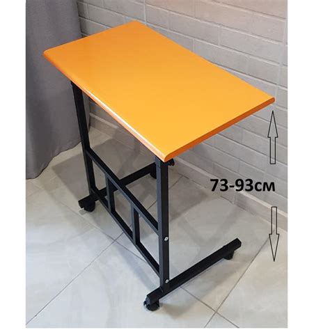 Мобільний компютерний стіл кавовий столик регулюється по висоті — ціна 1478 грн у каталозі