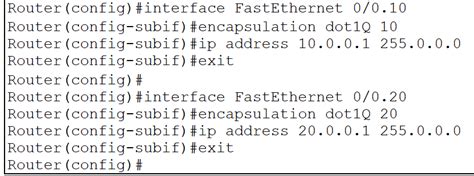 router on stick configuration explained