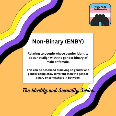 Non Binary The Identity And Sexuality Series — Trans Pride