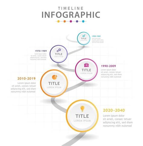 Infographic Template For Business 5 Steps Modern Timeline Diagram Presentation Vector
