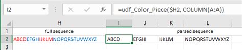 Vba Parsing Multicolored Text In Excel Spreadsheet Cell Into Multiple