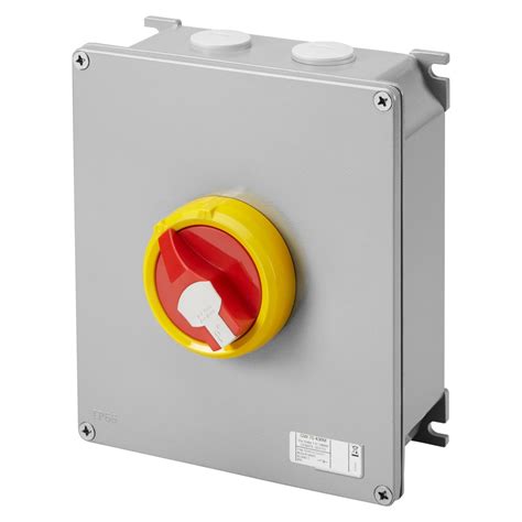 Sectionneur Rotatif Hp En Saillie Urgence BoÎtier MÉtallique