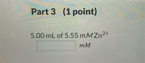 Solved Calculate The Final Concentrations Of The Following