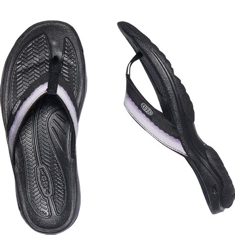 Keen Womens Kona Flip Ii Flip Flops Black Thistle Elliottsboots