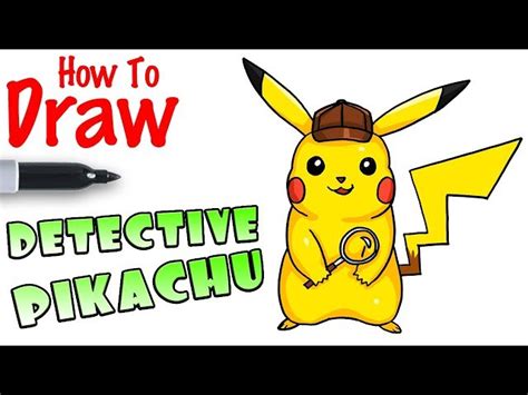 How To Draw The Detective Pikachu