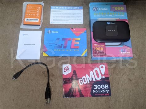 Globe 4G LTE Pocket Wifi MODEL MyFi M022 FREE 9GB With GOMO SIM 30GB NoExpiry Unli Data