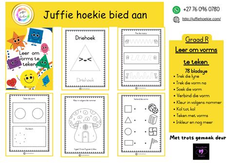 GRADE R Draw Shapes Afr Eng Juffie Hoekie